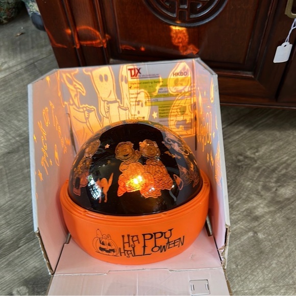 Gemmy | Other | Gemmy Peanuts Halloween Led Shadowlights Rotating ...